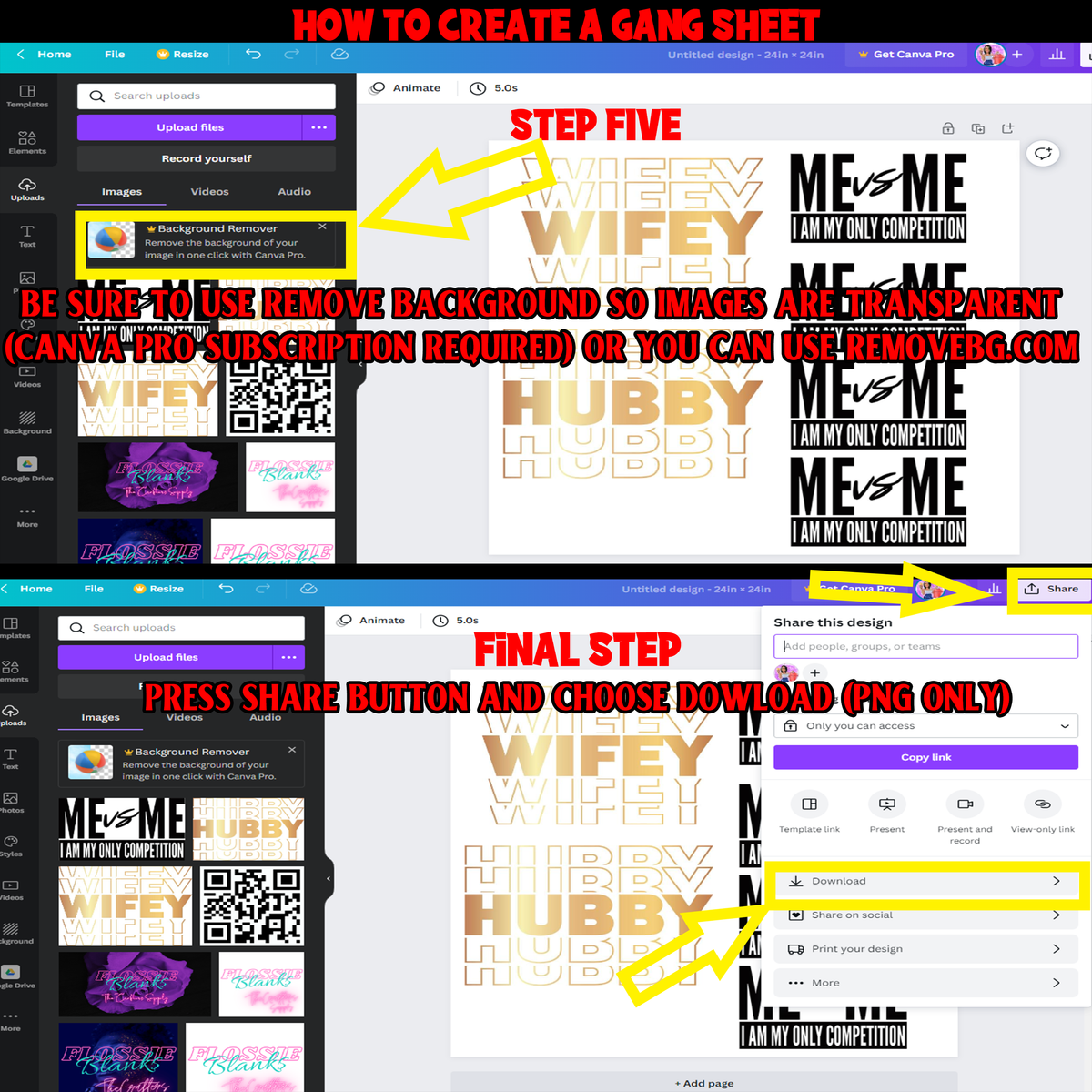 Custom Sublimation Prints – Flossie Blanks