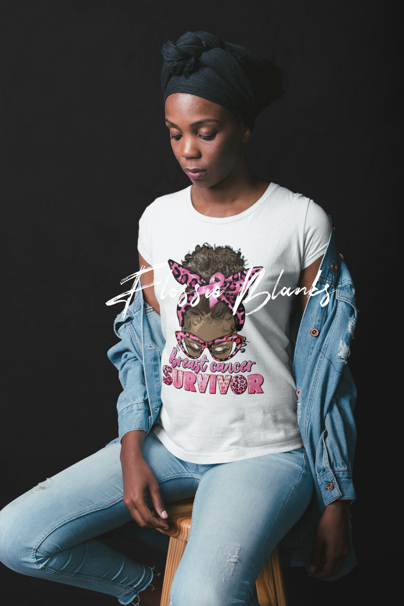 Breast Cancer Survivor (T-shirt) – Flossie Blanks