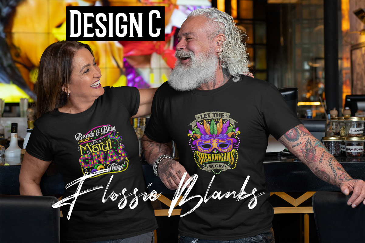 MARDI GRAS DTF Transfer – Flossie Blanks